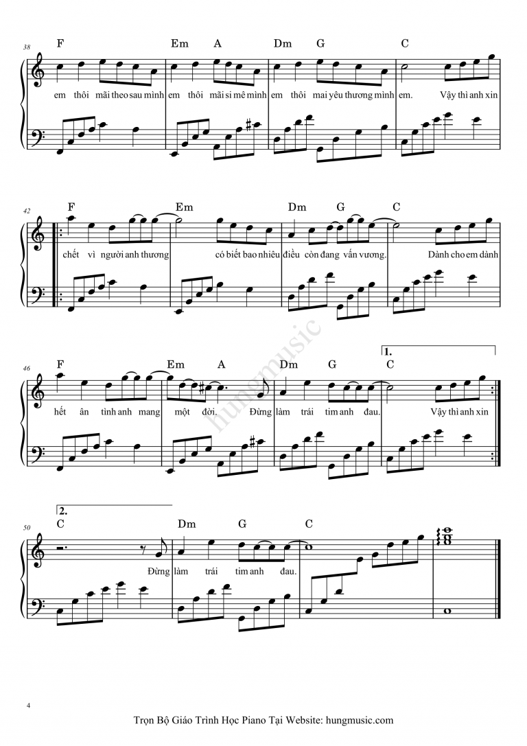 Sheet Piano Nhạc Hot Trend TikTok Tháng 10 Năm 2024 - Anton Music